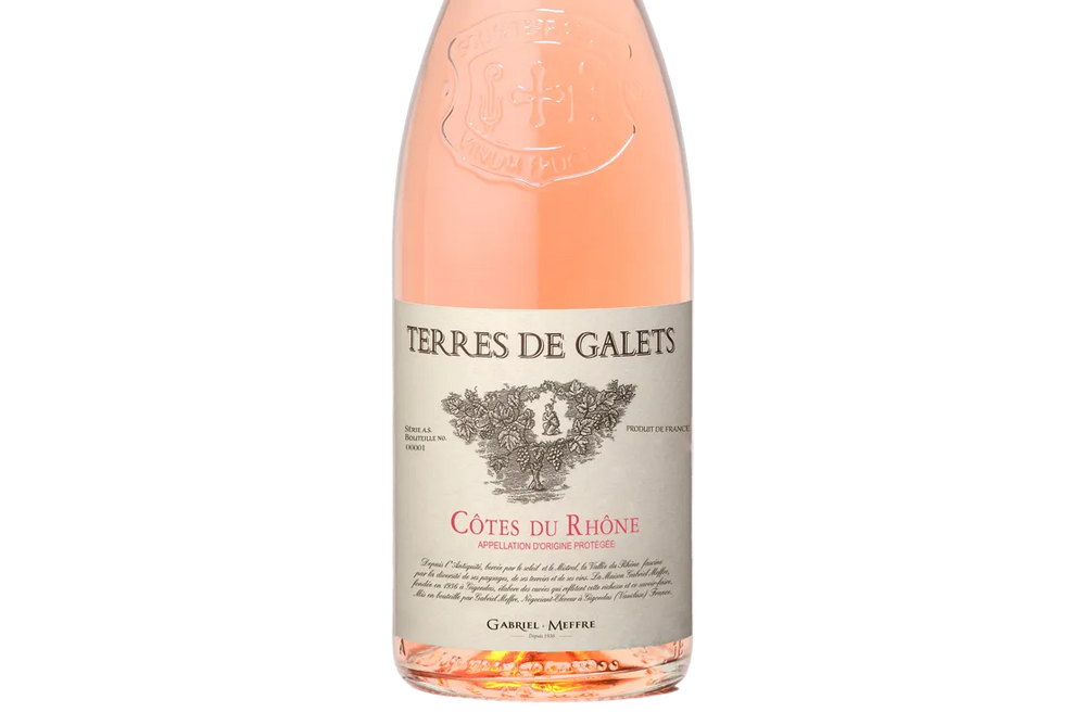 Gabriel Meffre Terre de Galets Côtes du Rhône Rosé 2017 (France ...