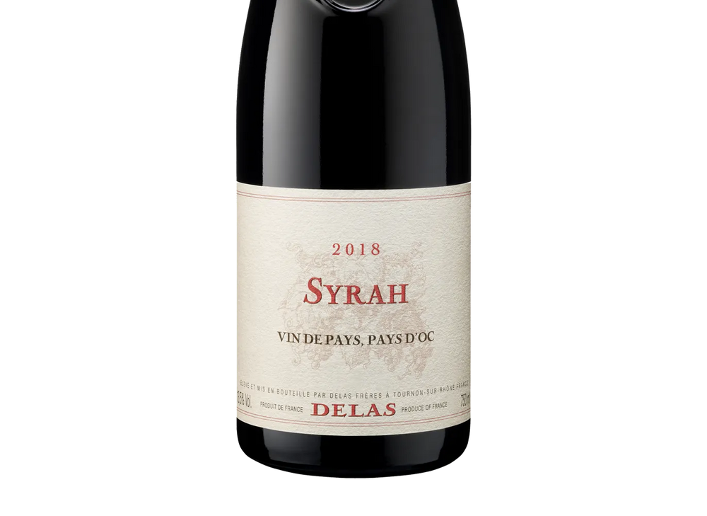 Delas Vin de Pays Syrah 2018 (France) – Black Market
