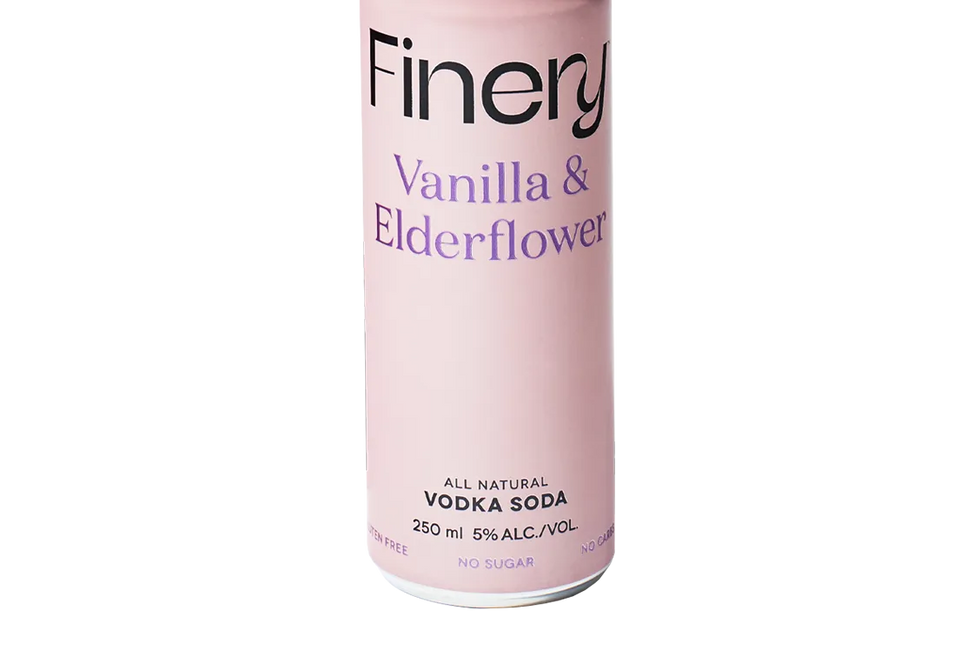 Finery Vanilla & Elderflower Vodka Soda (250ml) – Black Market