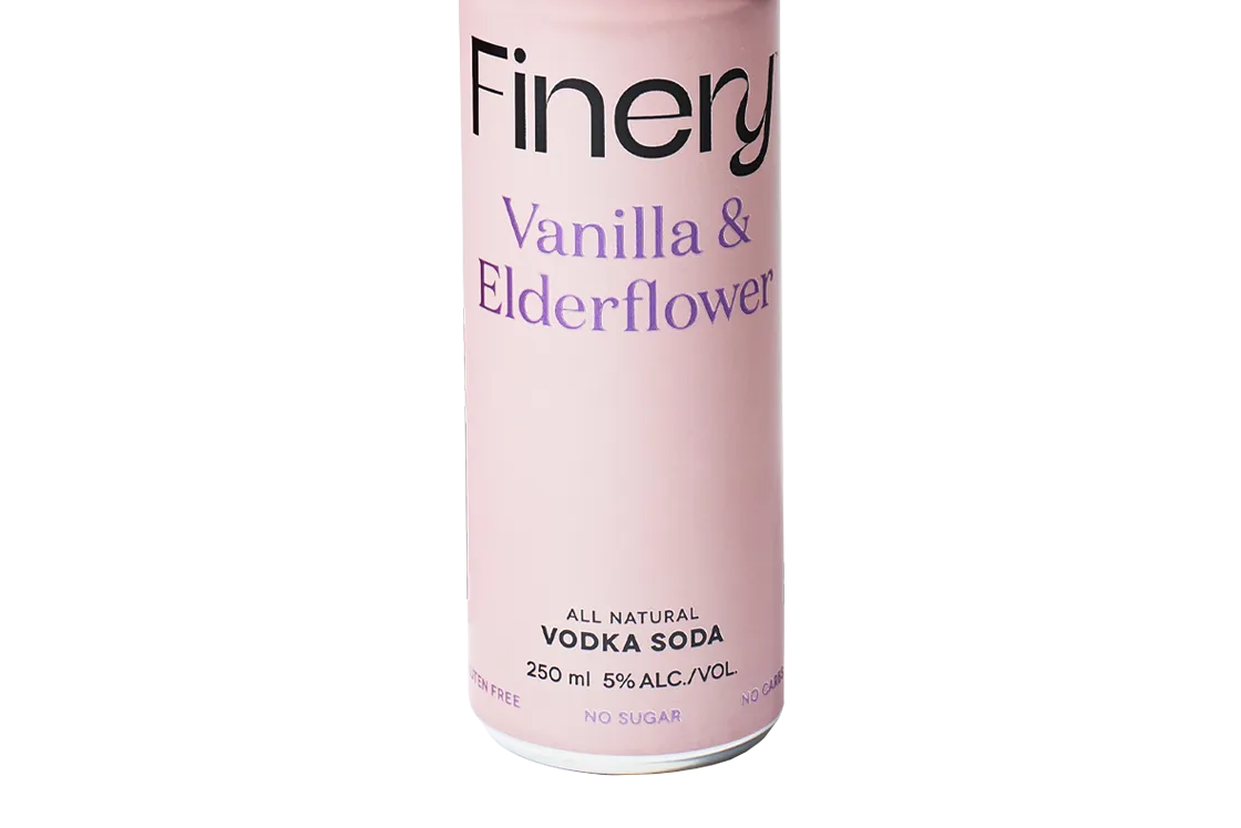 Finery Vanilla & Elderflower Vodka Soda (250ml) – Black Market