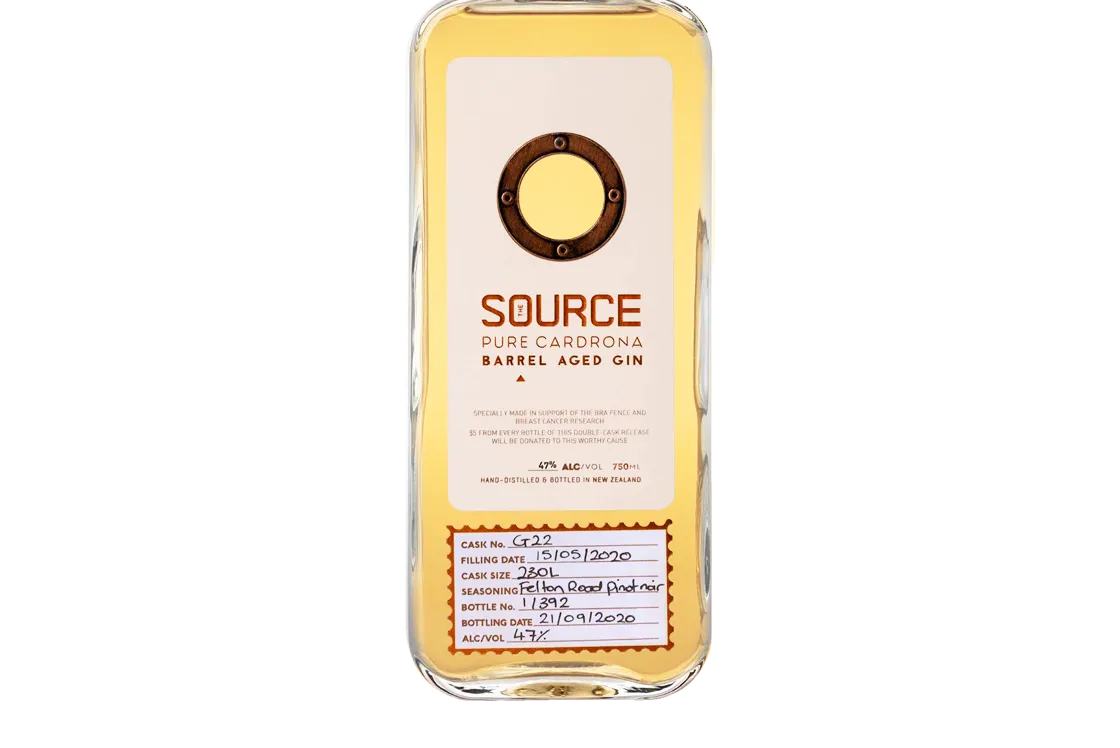 The Source Pure Cardrona Barrel Aged Pink Gin (750ml) – Black Market