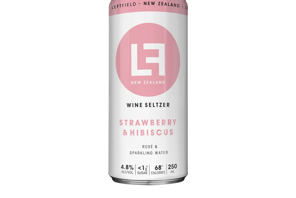 Leftfield Strawberry & Hibiscus Rosé Wine Seltzer NV (250ml) – Black Market