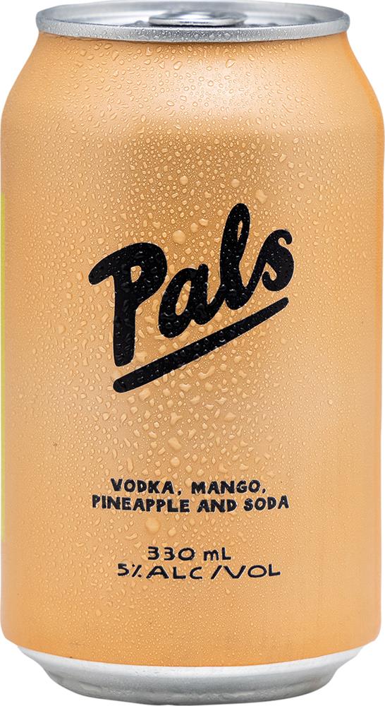 Pals Vodka, Mango, Pineapple & Soda (330ml) (6x10pk) – Black Market