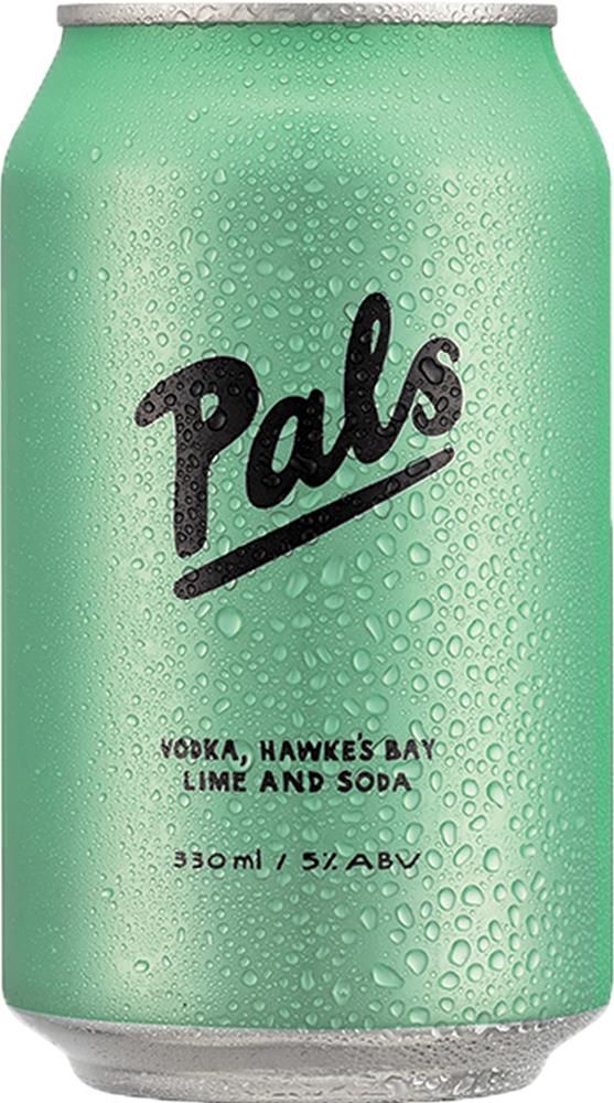 Pals Vodka, Hawke’s Bay Lime & Soda (330ml) (6x10pk) – Black Market