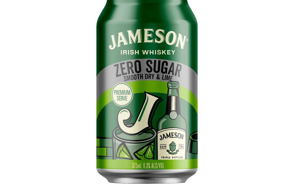 Jameson Zero Sugar Smooth Dry & Lime (375ml) (6x4pk) – Black Market