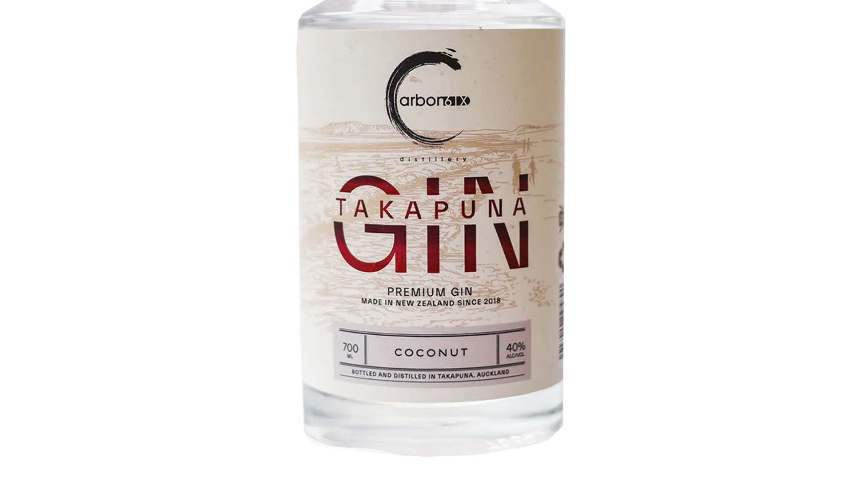 CarbonSix Takapuna Coconut Gin (700ml) – Black Market
