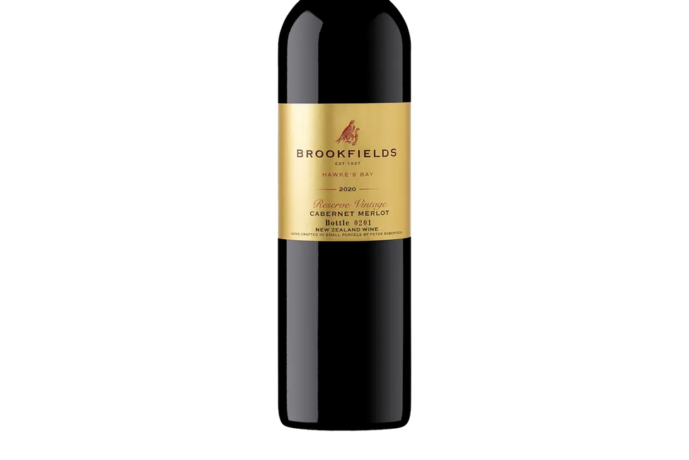 Brookfields Gold Label Reserve Hawke's Bay Cabernet Merlot 2020 – Black ...
