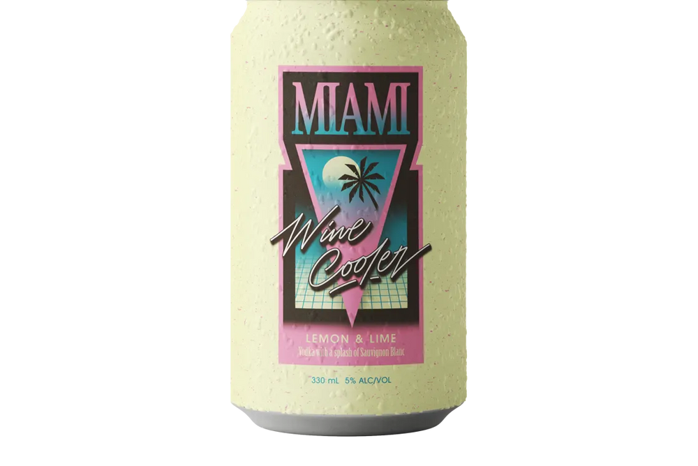 Miami Wine Cooler Lemon & Lime (330ml) (4x6pk) – Black Market