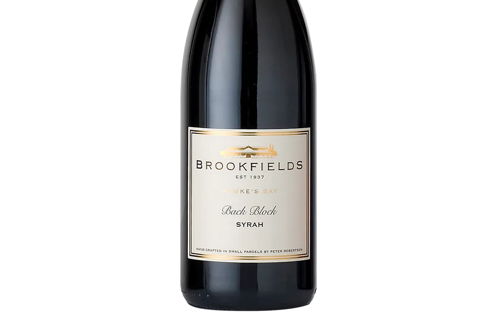 Brookfields Back Block Hawke's Bay Syrah 2023 – Black Market