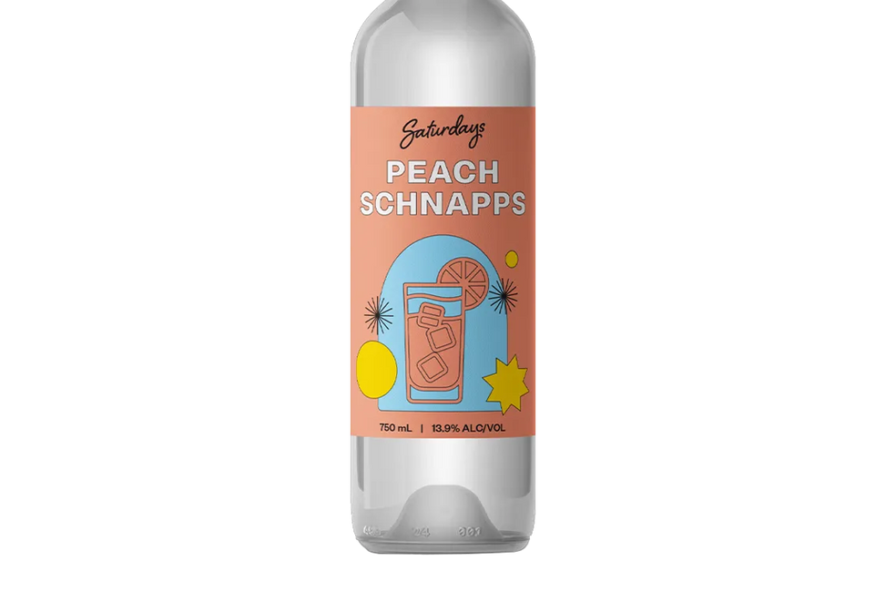 Saturdays Liqueur Peach Schnapps (750ml) – Black Market